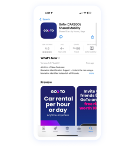 Rent Cars by Hour or Day | GoTo Car Sharing